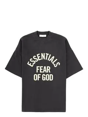 Fear Of God Oversized Graphic T-shirt - Black