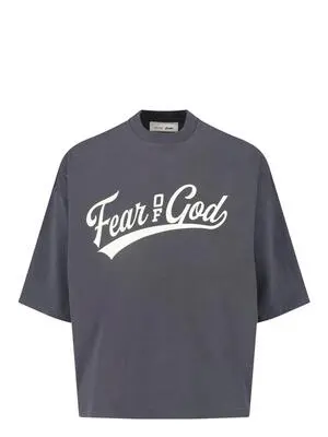Fear Of God Oversized Graphic T-shirt - Grey