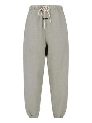 Fear Of God Relaxed Fit Cotton-blend Jogger Pants - Grey