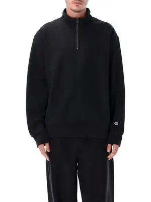 Champion Quarter-zip Mock Neck Sweatshirt - Nero