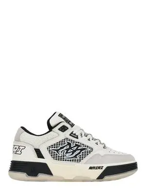 AMIRI AMIRI Leather Sneakers With Perforated Star Details And Logo Branding