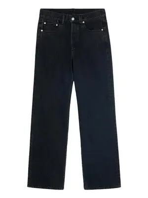 Jacquemus Straight-leg Denim Pants - Black