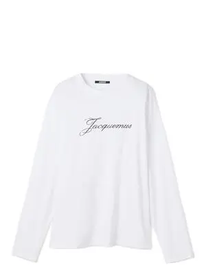 Jacquemus Minimal Long-sleeve T-shirt - White