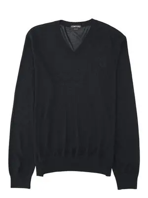 TOM FORD TOM FORD V-Neck Fine Knit Pullover