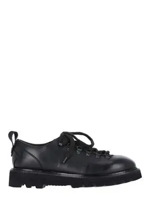Premiata Leather Lace-up Derby Shoes - Black