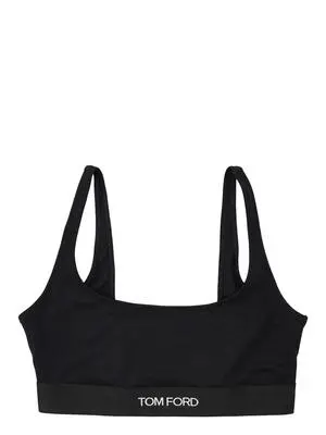 TOM FORD Black Modal Blend Tank Top - Nero