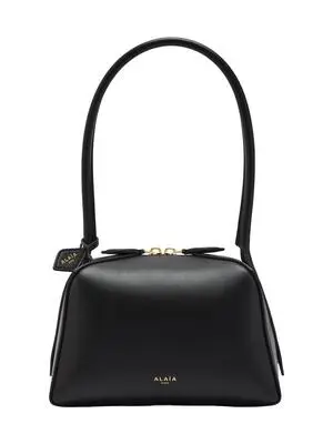 Alaïa Le Bouledogue Small Leather Shoulder Bag - Black
