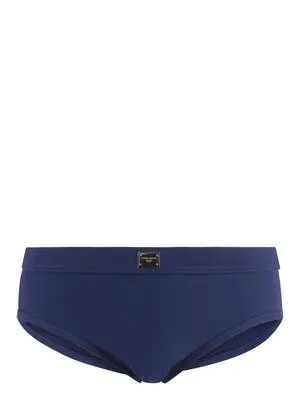 Dolce & Gabbana Elastic Drawstring Swim Briefs - Blue