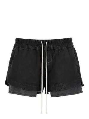 RICK OWENS RICK OWENS DRKSHDW Layered Drawstring Shorts