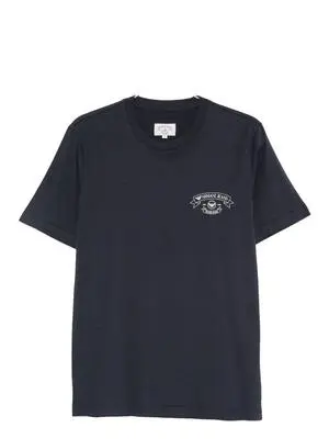 Emporio Armani Logo Cotton T-shirt - Blue