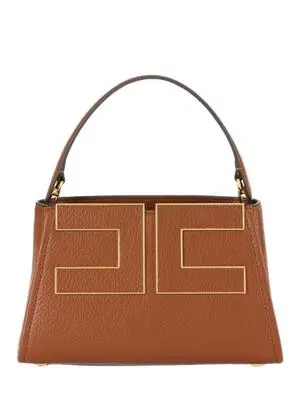 Elisabetta Franchi Faux Leather Handbag - Brown