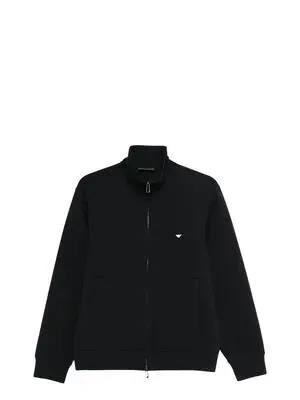 Emporio Armani Logo Cotton Sweatshirt - Blue