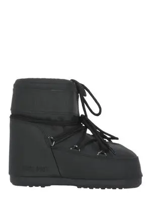 Moon Boot Lace Up Snow Boots - Black
