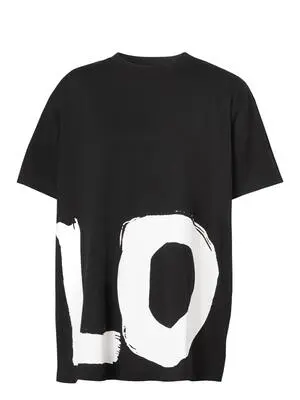 BURBERRY Love Print Oversized T-shirt