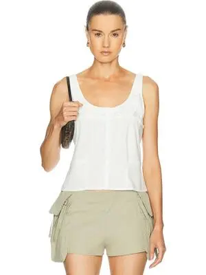 DEIJI STUDIOS Frills Top - White