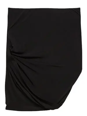 Helmut Lang Asymmetrical Twist Tube Top - Black