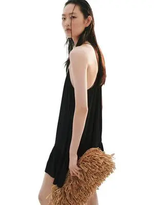 H&M A-line Strappy Dress - Black