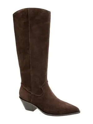 Splendid Amirah Suede Zip-up Boots - Spice