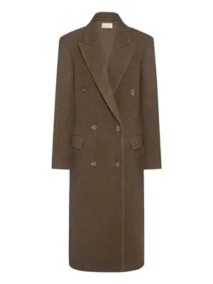 THE ROW Bamira Double-faced Wool Coat - Brown