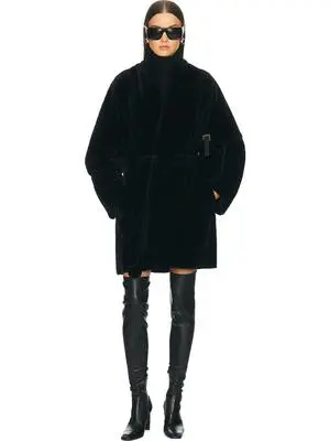 Nour Hammour Raquel Coat - Black
