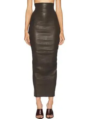 Rick Owens Dirt Pillar Skirt - Grease