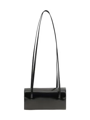 FANE Mie Brushed Leather Shoulder Bag - Black