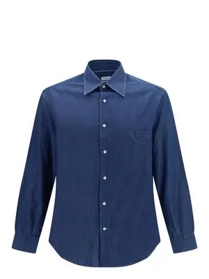 Brunello Cucinelli Lightweight Denim Shirt - Blue