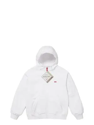 Supreme X Windstopper Zip Up Hooded Sweatshirt - White