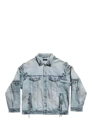 BALENCIAGA Balenciaga Oversized Studded Denim Jacket