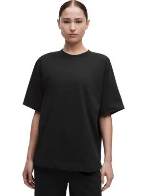 Lululemon Lululemon Scuba Cotton Jersey Oversized T-Shirt Black