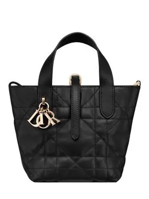 Dior Toujours Vertical Nano Tote Bag - Black