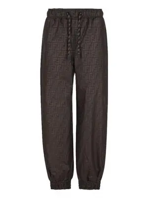 FENDI Fendi FF Logo Tapered Track Pants