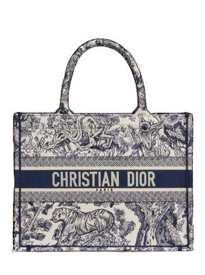 Dior Medium Book Tote - Gray