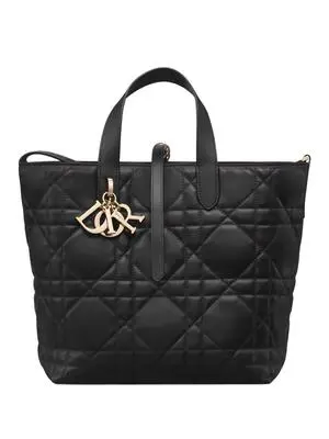 Dior Medium Vertical Tote Bag - Black