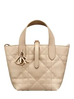 Dior Toujours Vertical Nano Tote Bag - Rouge Beige