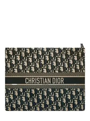 Dior Diortravel Zipped Pouch - Black
