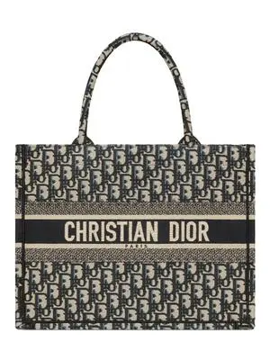 Dior Medium Book Tote - Black