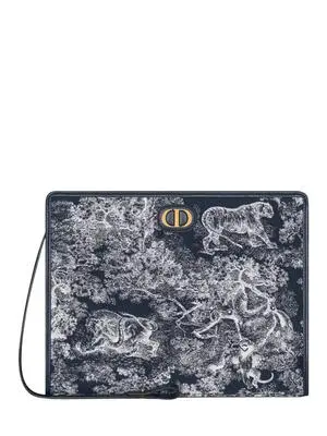 Dior Medium 30 Montaigne Pouch - Black