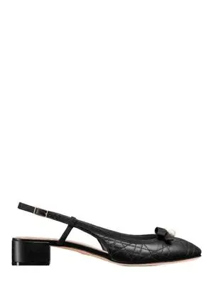 Dior Dior Christian Ballet Slingback Pumps Black