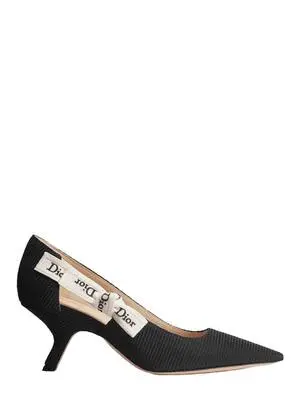 Dior J'a Pump With Logo Embellishment - Black
