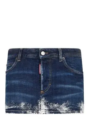 Dsquared2 Denim Mini Skirt - Blue