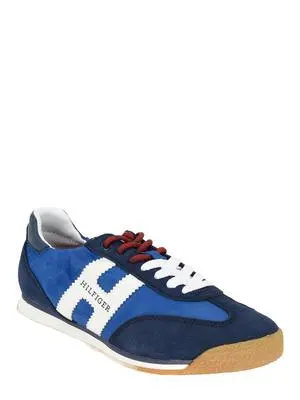 Tommy Hilfiger Vintage-inspired Low-top Sneakers - Light Blue