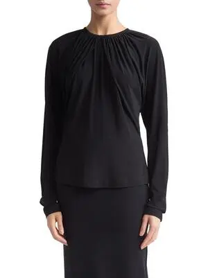 ASHLYN Marry Column Skirt - Black