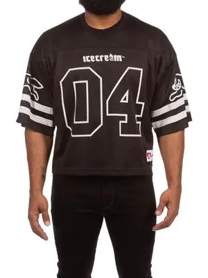 ICECREAM Slushie Perforated Mesh Jersey T-shirt - Black
