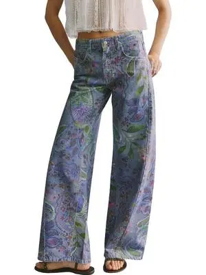 FREE PEOPLE Free People Alter Ego Wide Leg Jeans