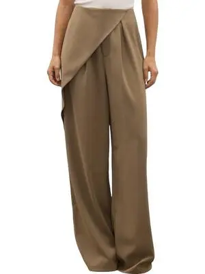 BAYSE Bayse Rue Wrap Wide Leg Pants Dune