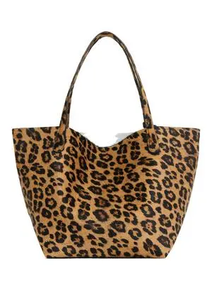 MANSUR GAVRIEL Everyday Soft Calf Hair Tote - Leopard