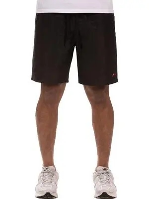 ICECREAM Running Dog Logo Perforated Shorts - Black