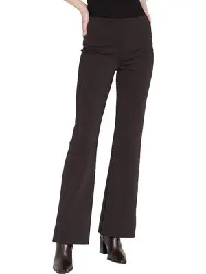 Lyssé Spencer Neoprene Flare Trousers - Double Espresso