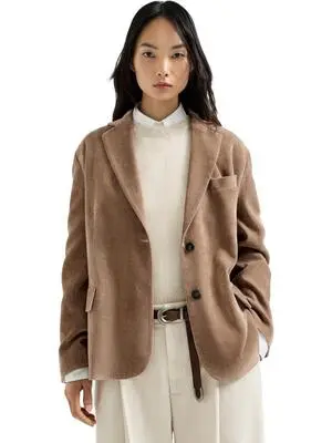 Brunello Cucinelli Fluid Corduroy Blazer - Espresso